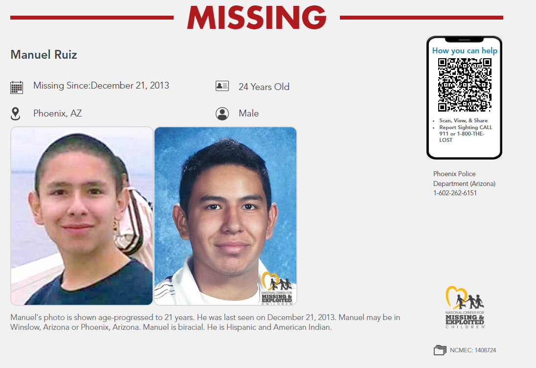 Manuel Ruiz | Missing Since 2013 | MOUNTAIN DAILY STAR